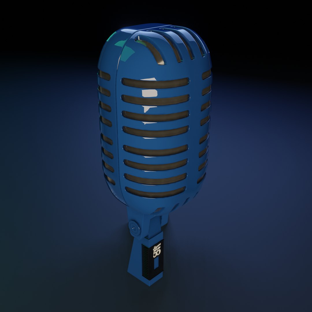 3D retro microphone vintage - TurboSquid 1655775