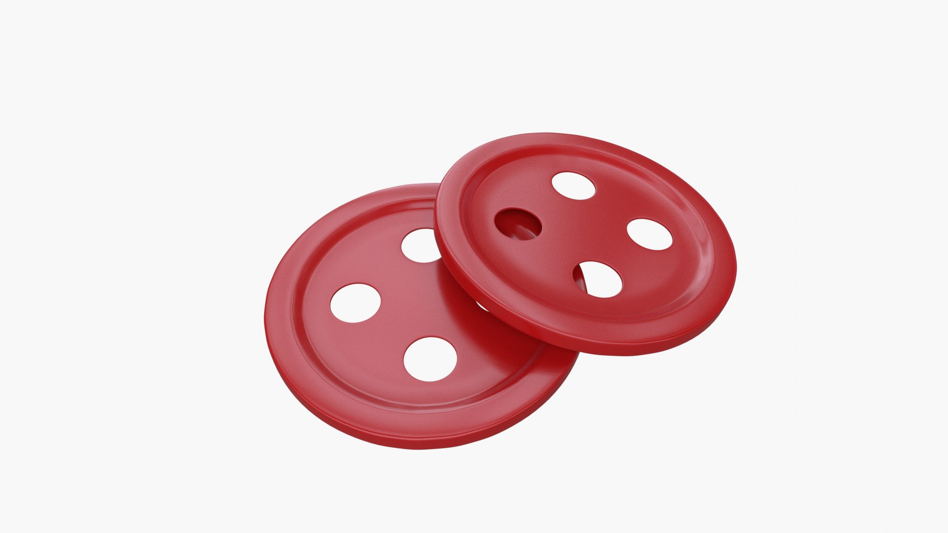 3D Red Button - TurboSquid 1900056