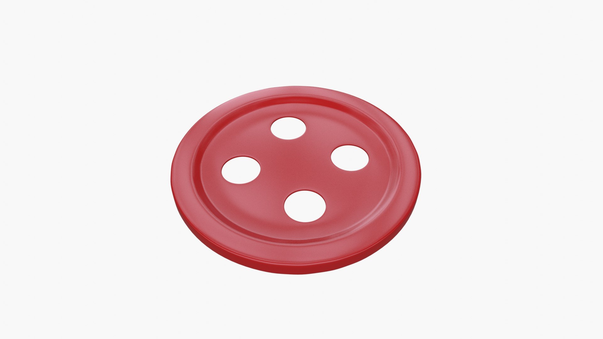 3D Red Button - TurboSquid 1900056