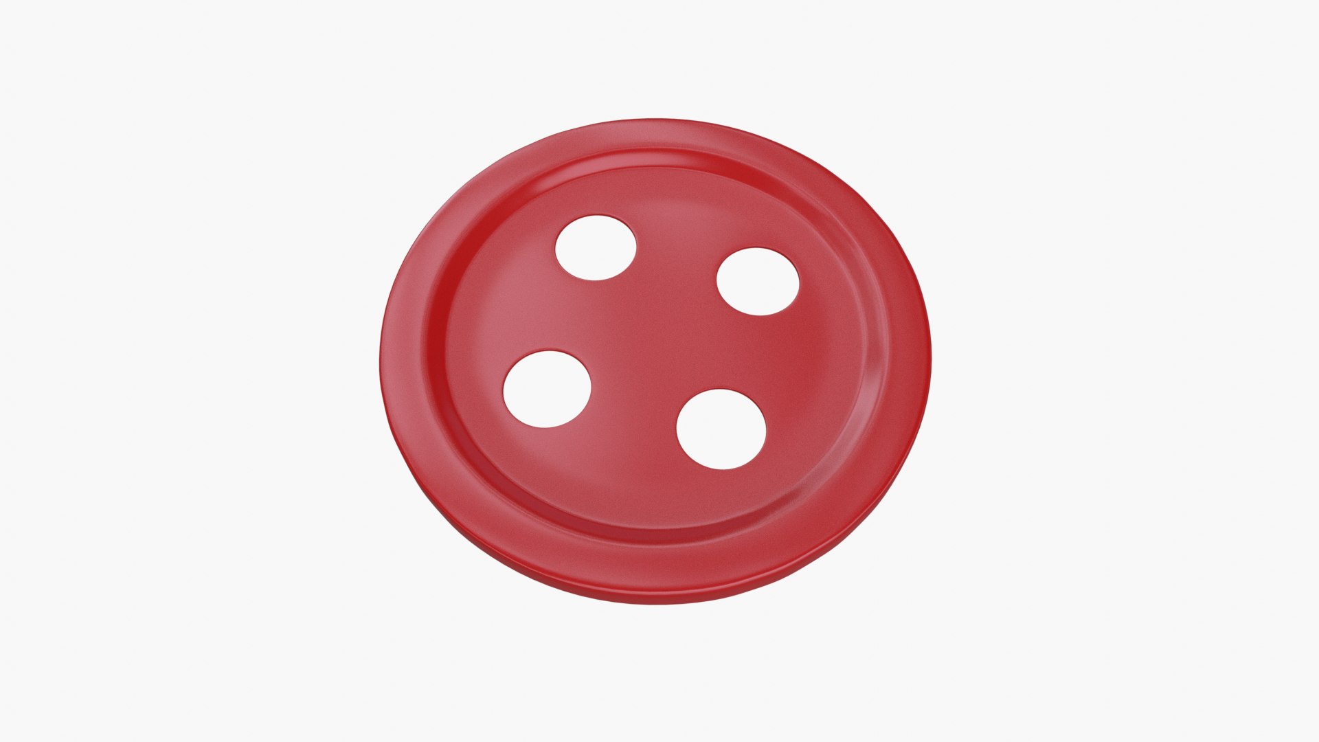 3D Red Button - TurboSquid 1900056