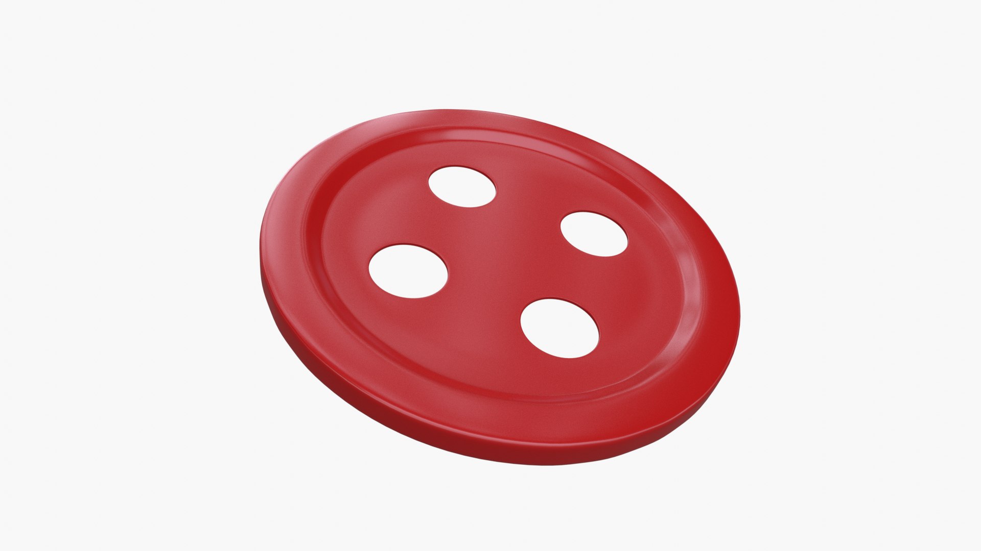 3D Red Button - TurboSquid 1900056