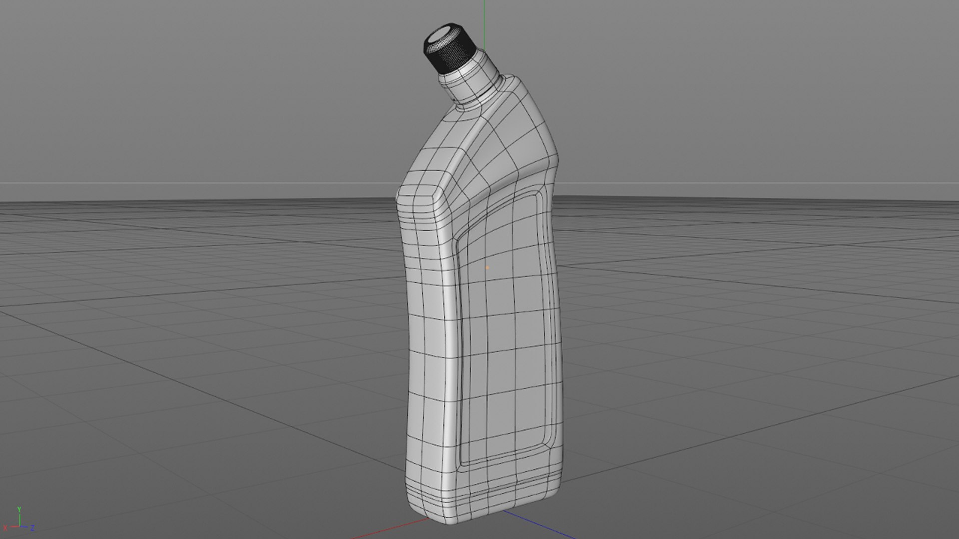 Organic Shaped Blue Bottle 3D Model - TurboSquid 1313521