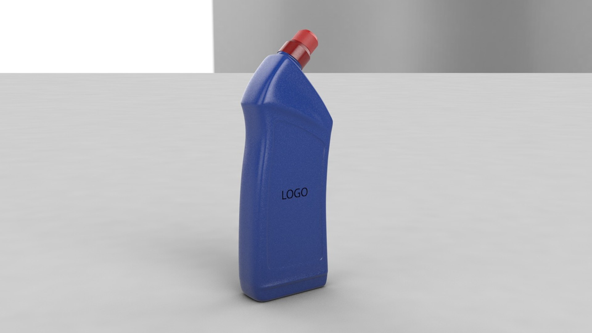 Organic Shaped Blue Bottle 3D Model - TurboSquid 1313521