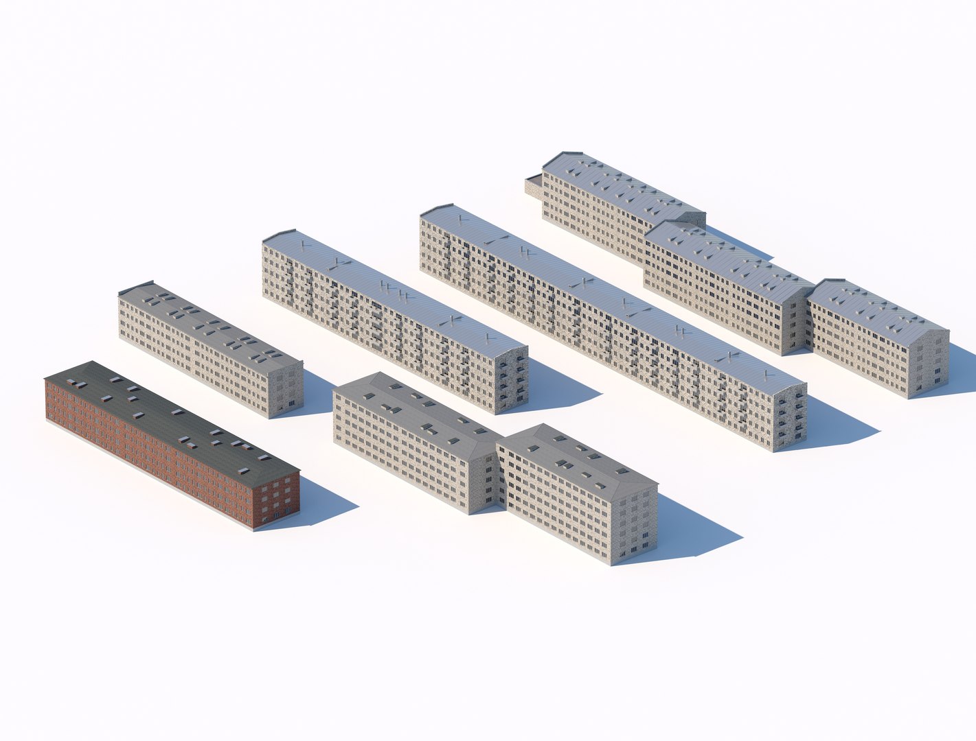 3D Model Environment City Building Pack - TurboSquid 1838253