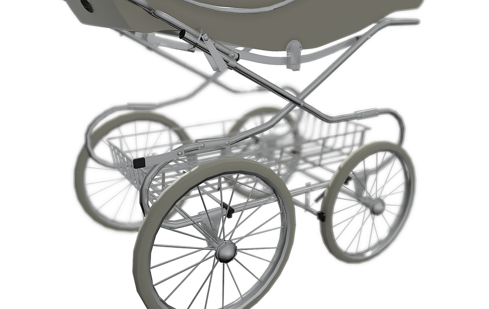 Kensington Silver Cross Prams Collection Model - TurboSquid 2145707