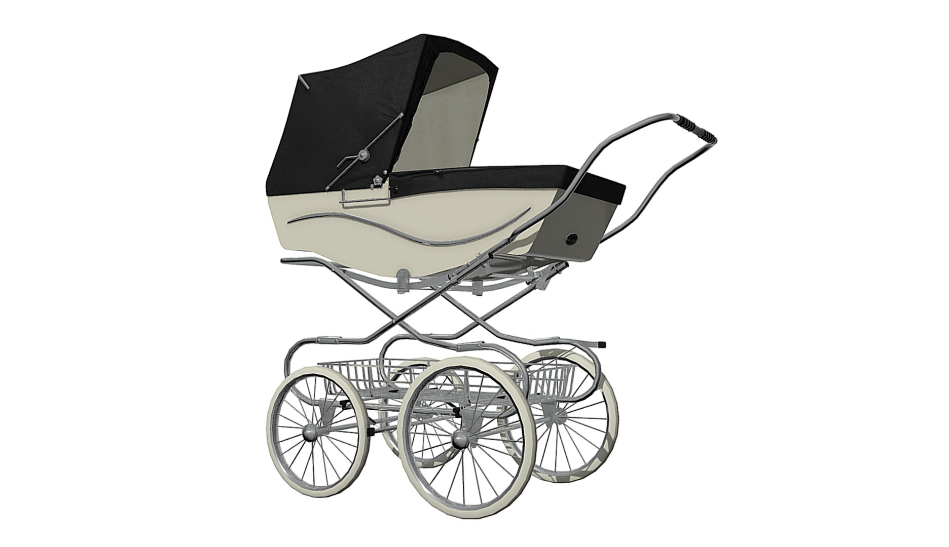 Kensington Silver Cross Prams Collection Model - TurboSquid 2145707