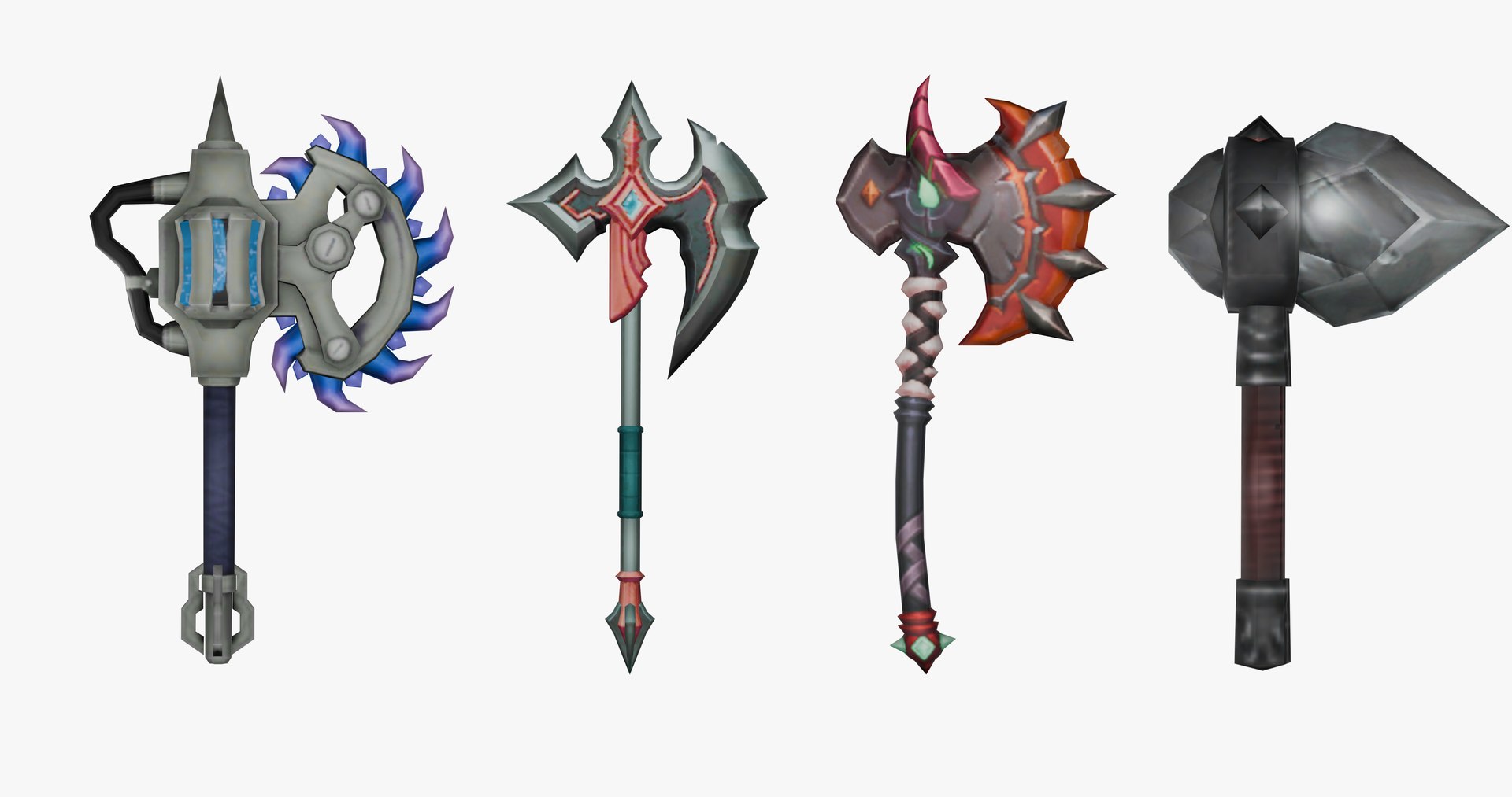 3D 20 STYLIZED AXE MODELS PACK 1 - LOW POLY - TurboSquid 2198018