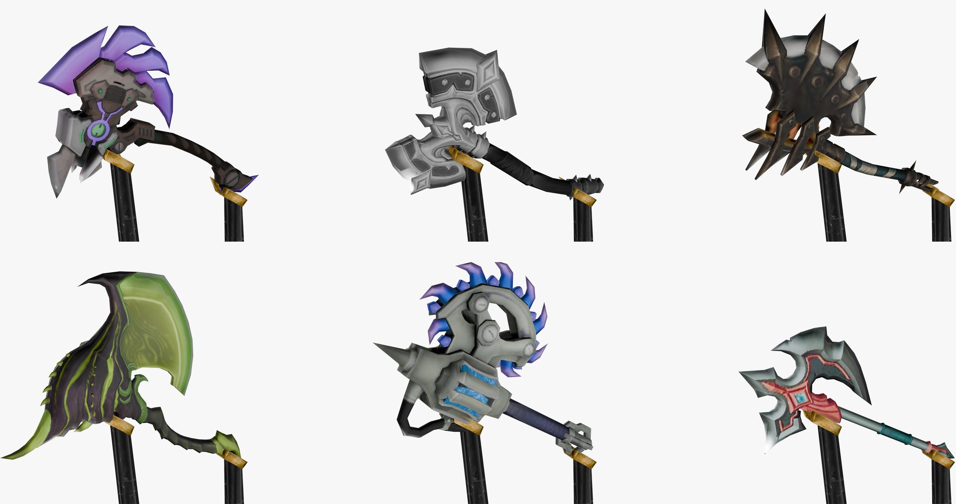 3D 20 STYLIZED AXE MODELS PACK 1 - LOW POLY - TurboSquid 2198018