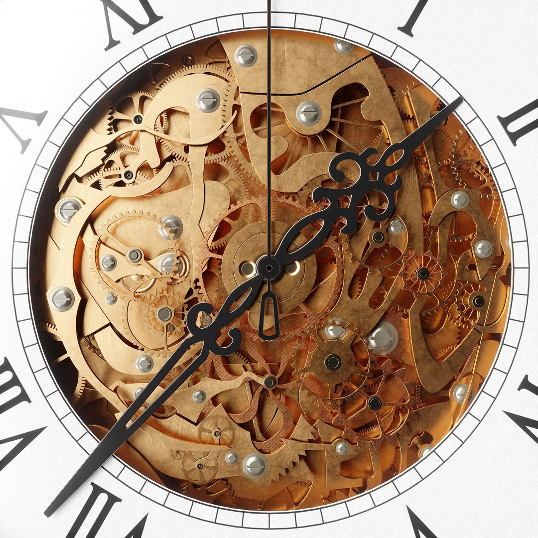 3d obj pocket watch animation