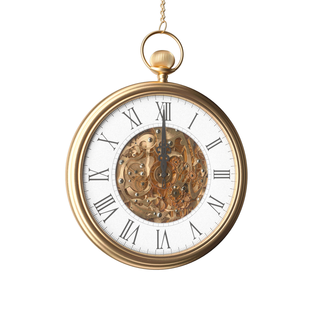 3d obj pocket watch animation