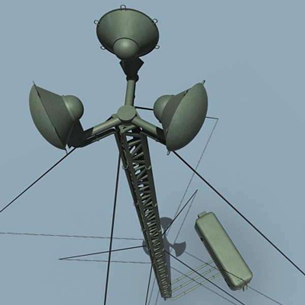 automatic weather station 3d model