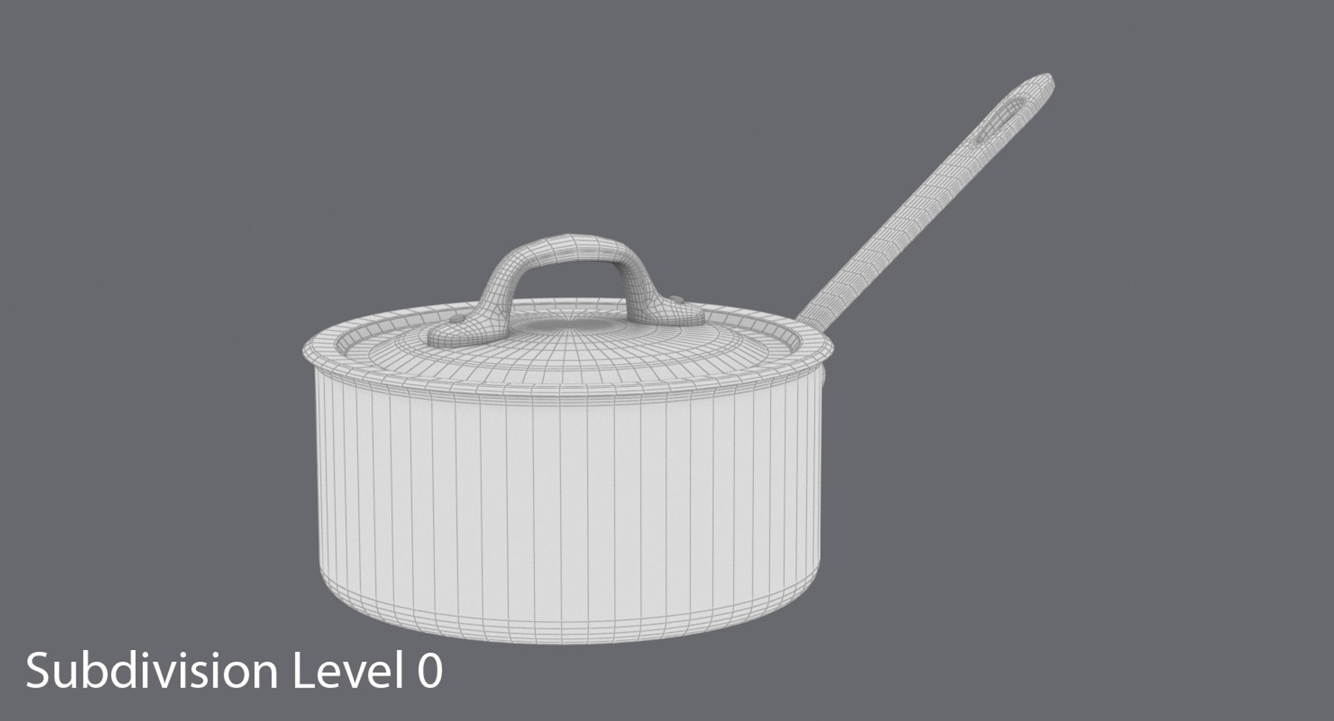 Copper Cooking Pot 3d Model