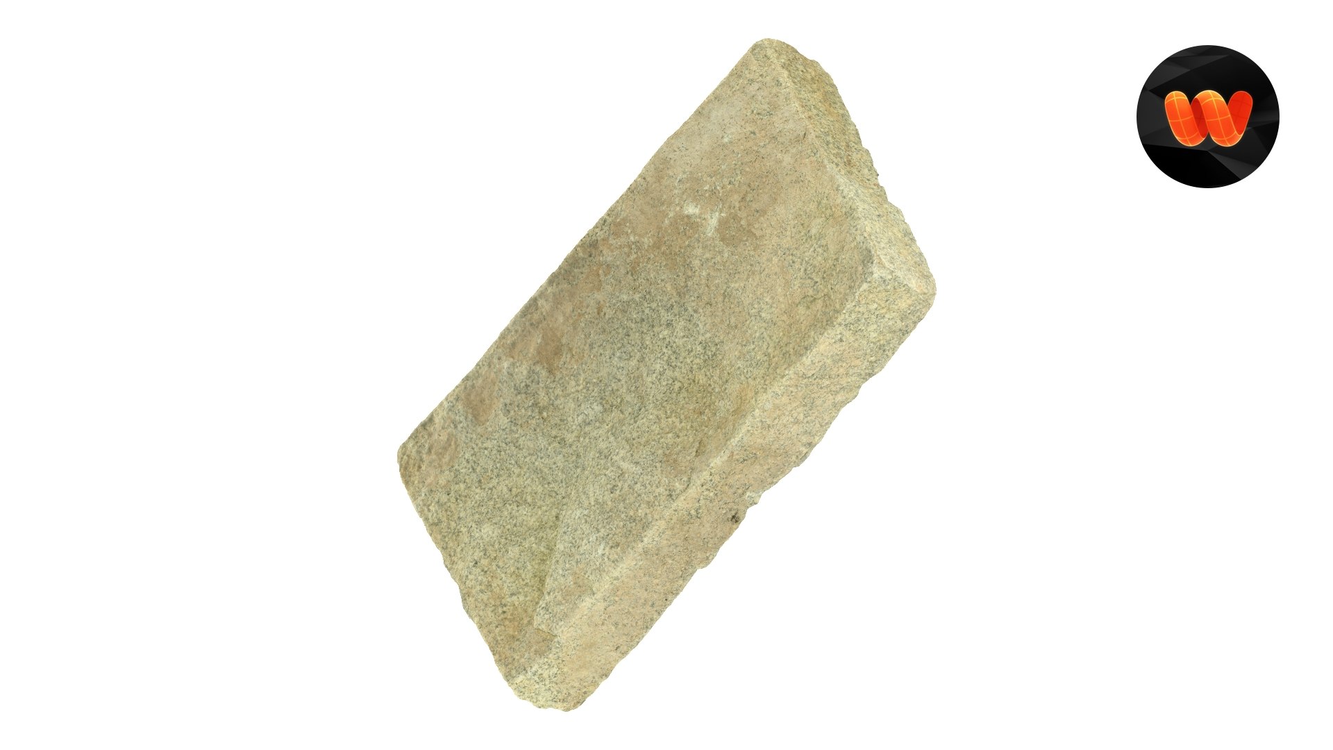 Rectangular Stone Tile Raw Scanned 3D Model - TurboSquid 1781770