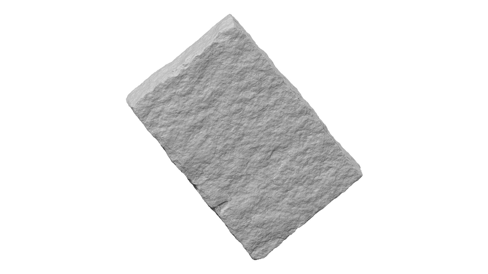 Rectangular Stone Tile Raw Scanned 3D Model - TurboSquid 1781770