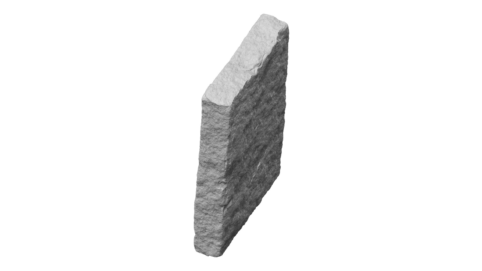 Rectangular Stone Tile Raw Scanned 3D Model - TurboSquid 1781770