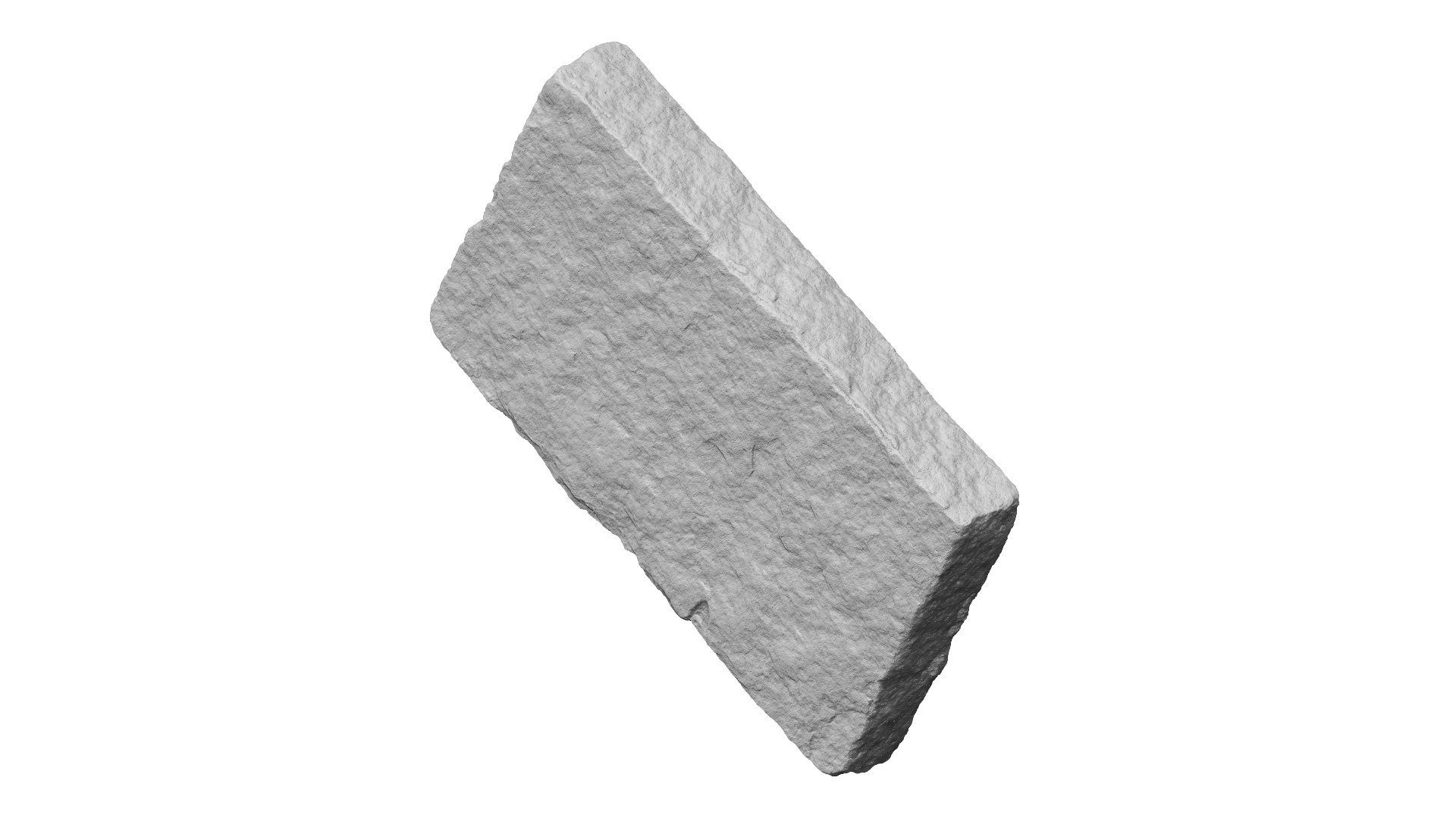 Rectangular Stone Tile Raw Scanned 3D Model - TurboSquid 1781770