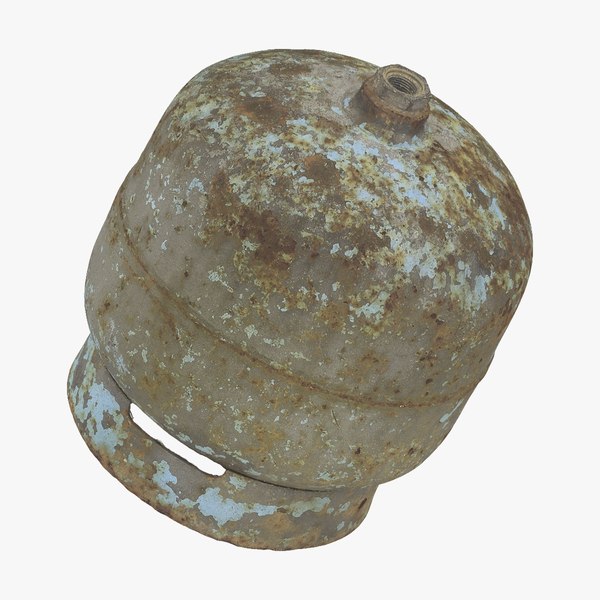 Rusty Gas Cylinder Raw Scanned 3D model - TurboSquid 1816094