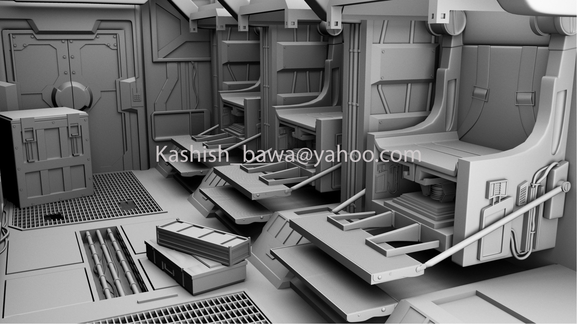 interior alien spaceship ma