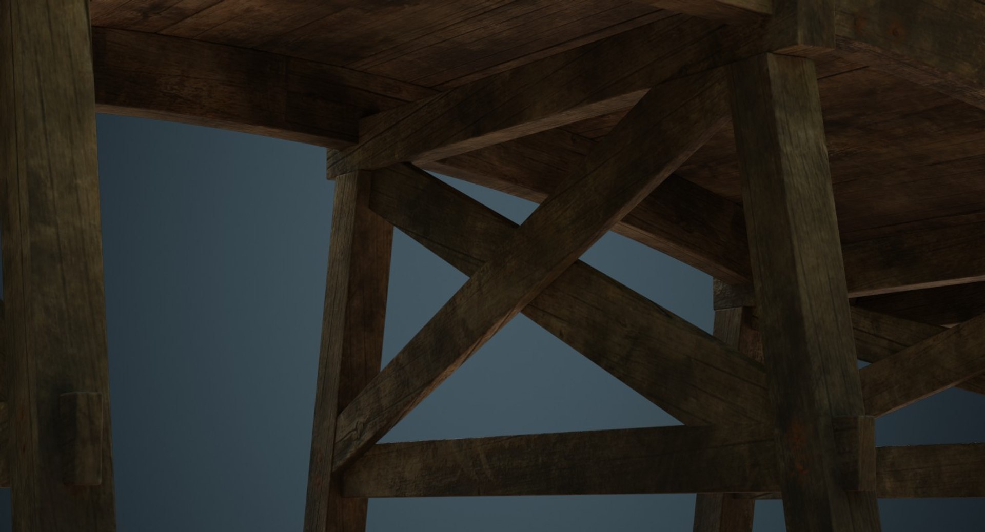 Plank Bridge 1b 3D Model - TurboSquid 1519237