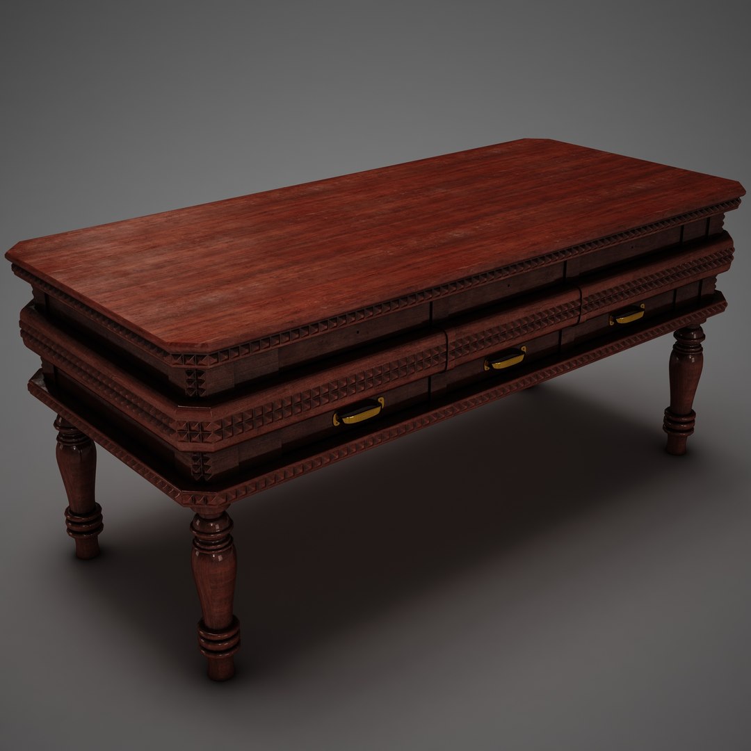 3D tables desks furniture model - TurboSquid 1692104