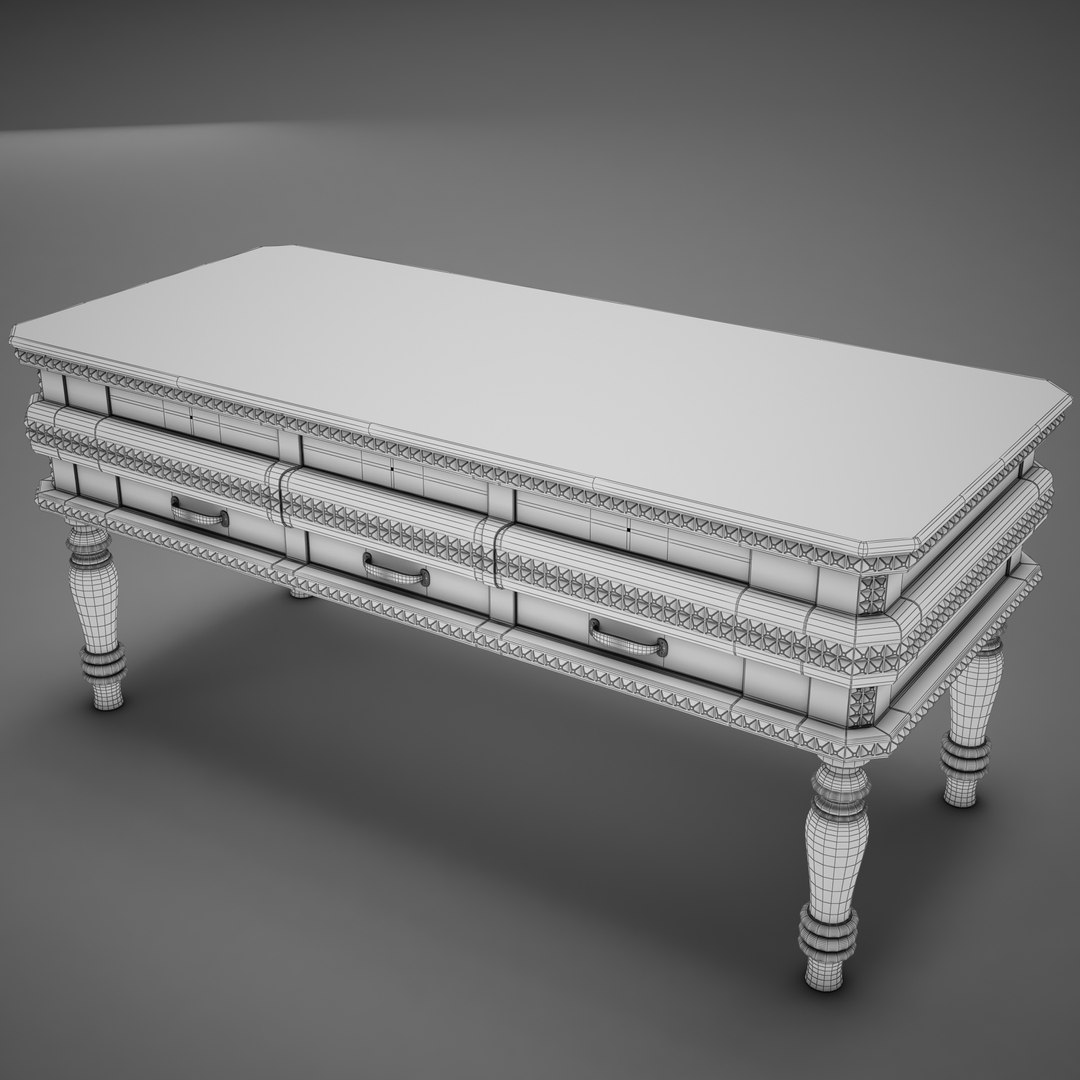 3D tables desks furniture model - TurboSquid 1692104
