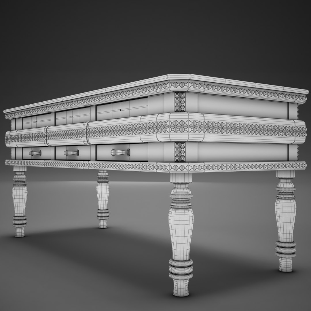 3D tables desks furniture model - TurboSquid 1692104