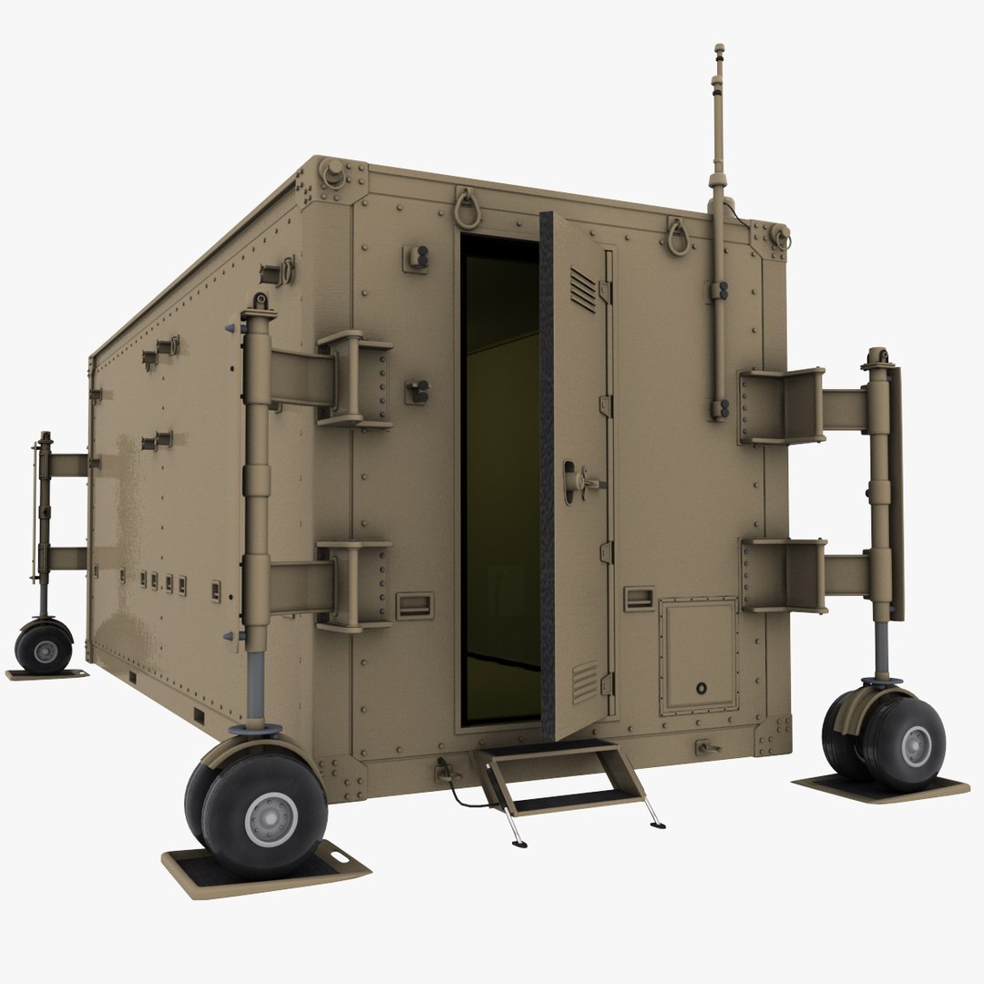 Uav Drone Control Container 3d 3ds