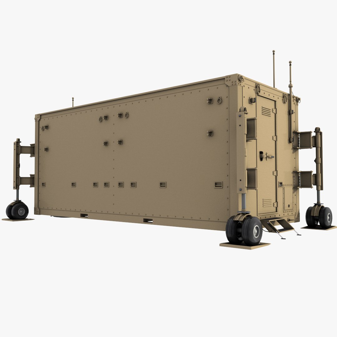 Uav Drone Control Container 3d 3ds