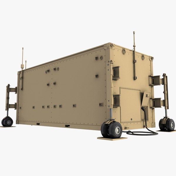 uav drone control container 3d 3ds