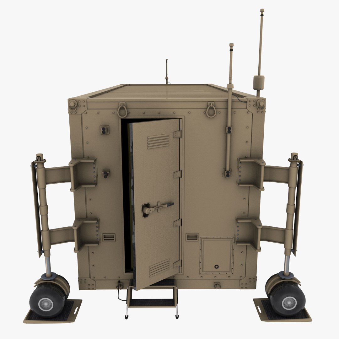 Uav Drone Control Container 3d 3ds