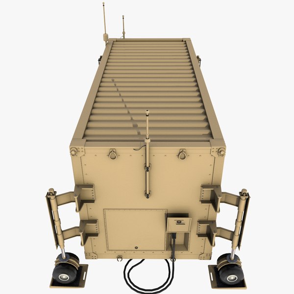uav drone control container 3d 3ds
