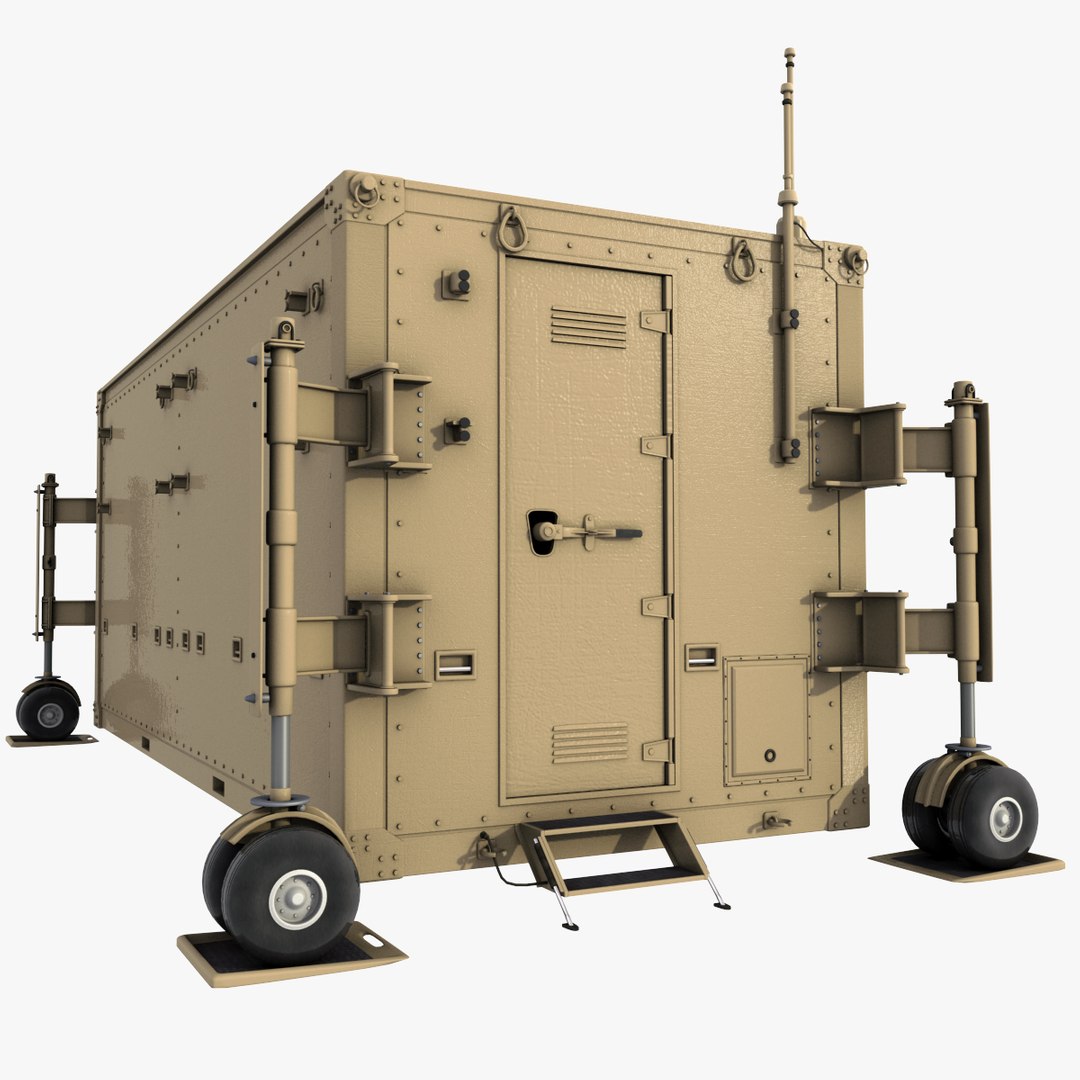 Uav Drone Control Container 3d 3ds