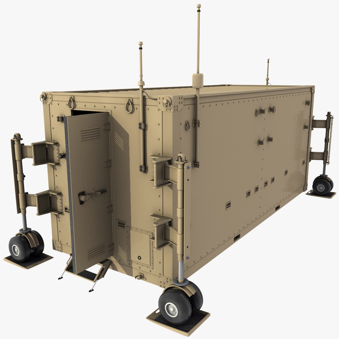 Uav Drone Control Container 3d 3ds