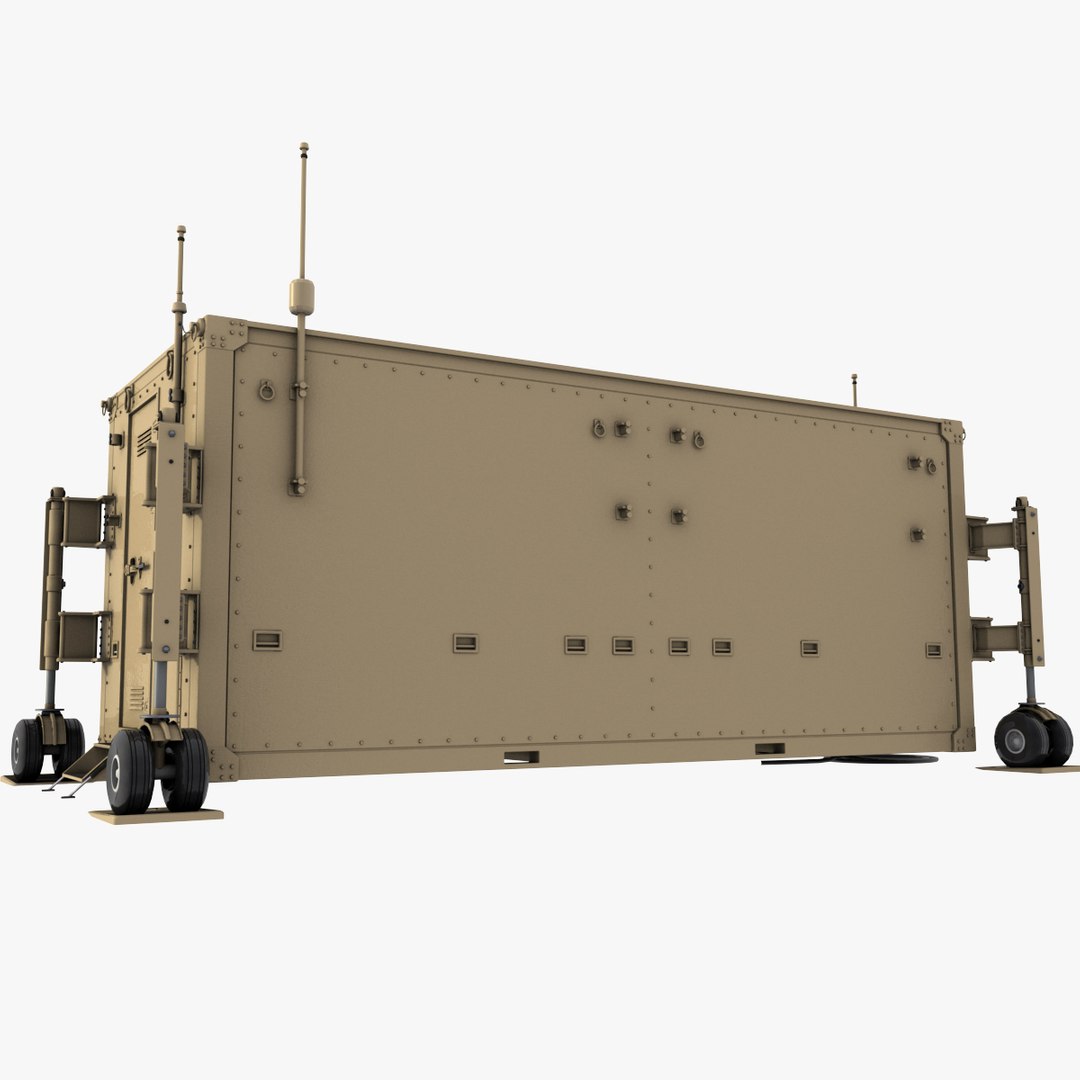 Uav Drone Control Container 3d 3ds