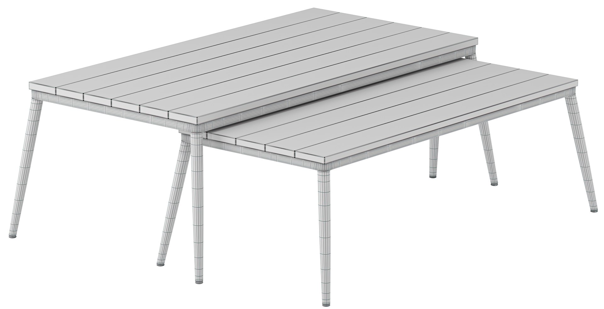 Sette Garden Voxel Coffee Table Model - TurboSquid 2050005
