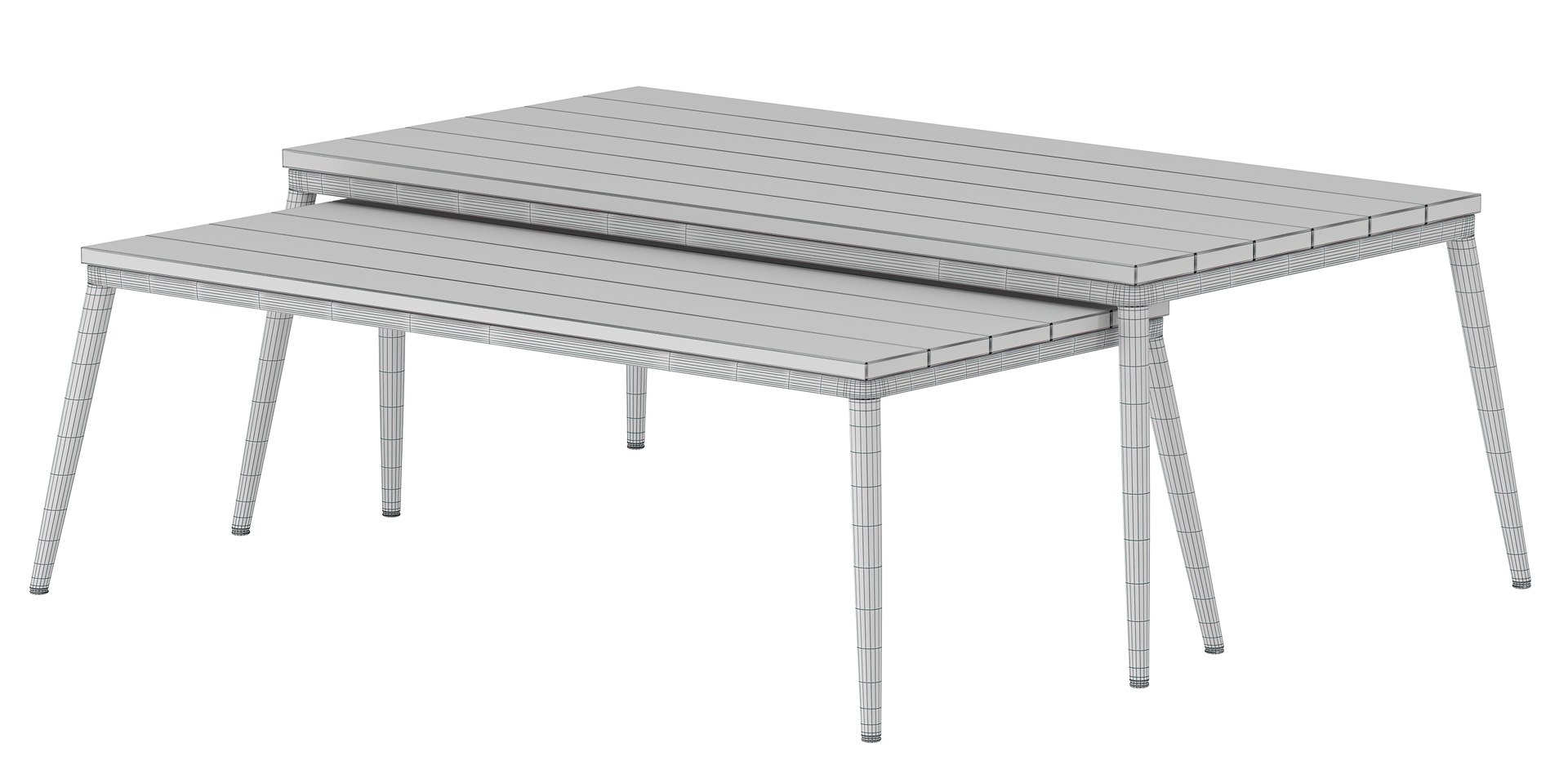 Sette Garden Voxel Coffee Table Model - TurboSquid 2050005