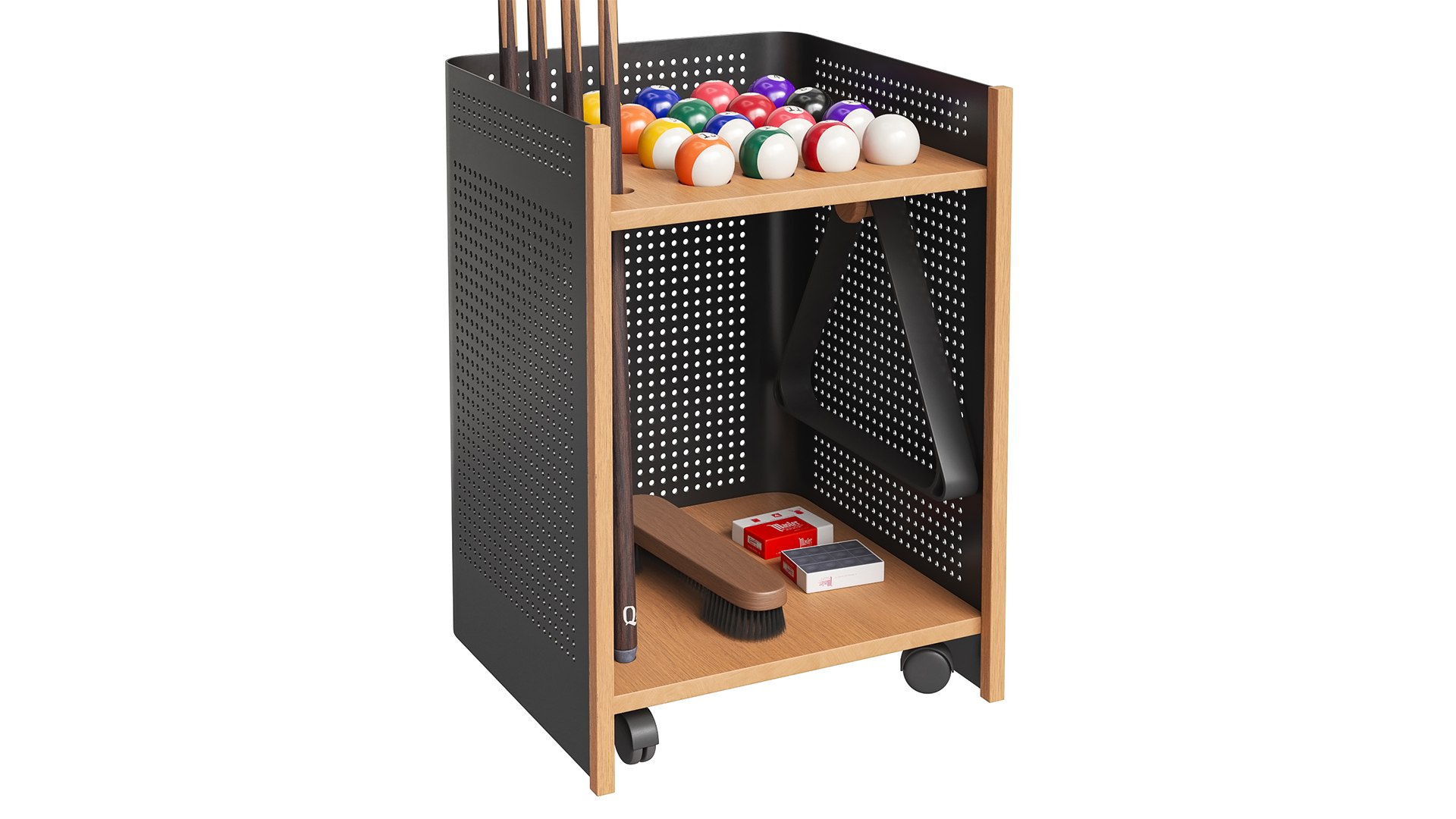 Jack Game Room Cue Rack Diagonal Outdoor Model - TurboSquid 2221372