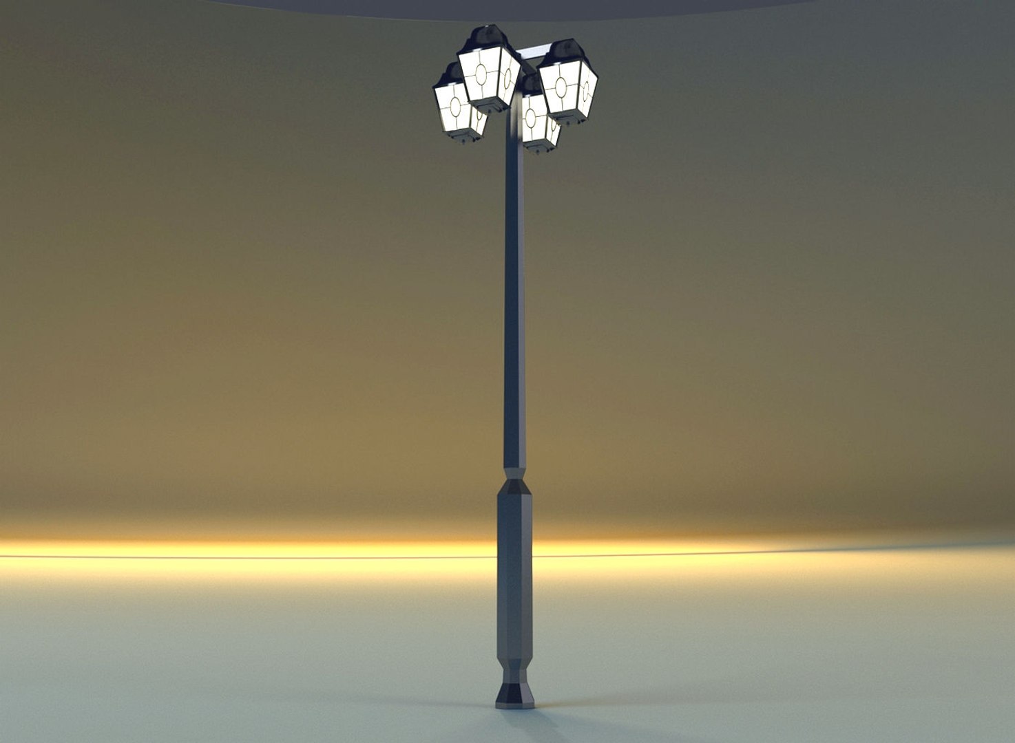 3d Model Of Lamp