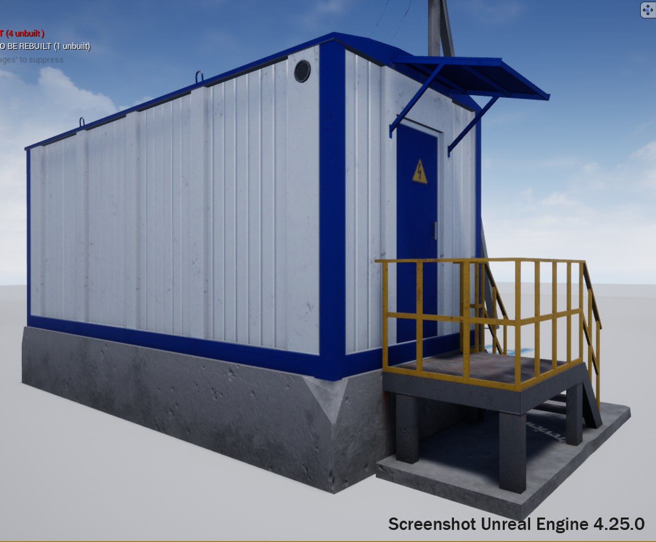 Electric Box Transneft 3D Model - TurboSquid 1575968