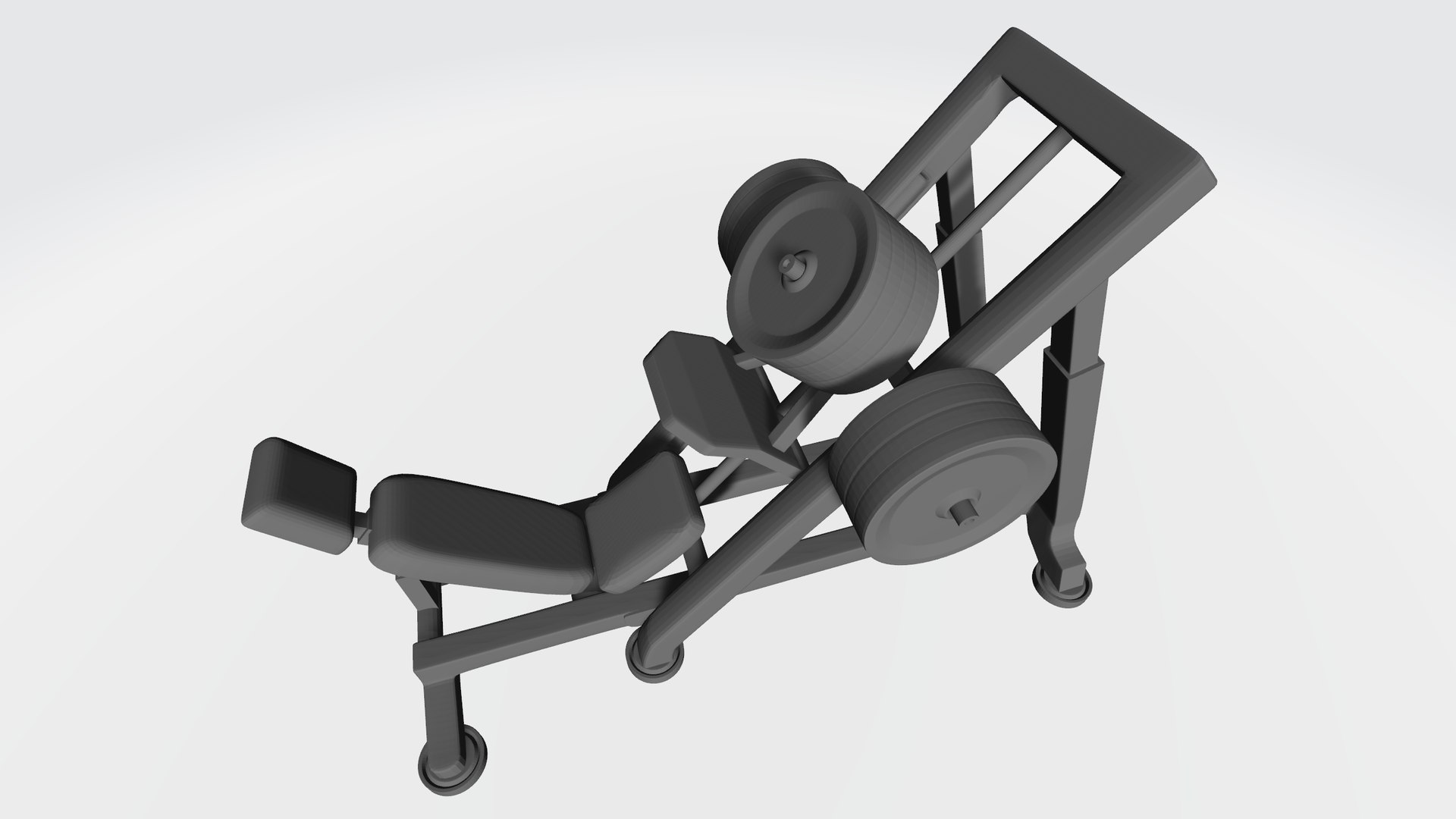 3D Model Trainer Weight Legs - TurboSquid 1684931