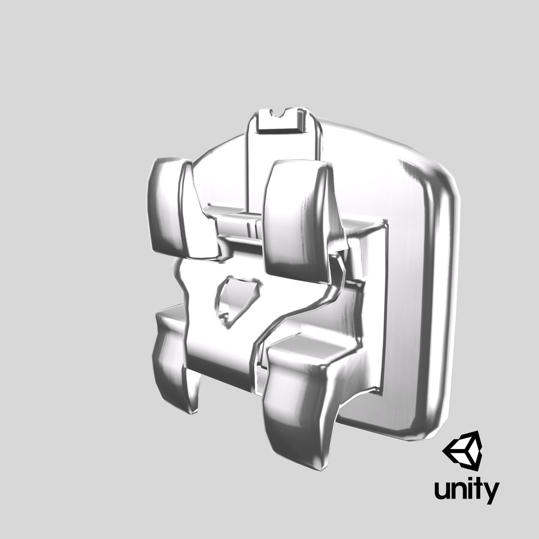 Self Ligating Dental Braces Bracket V01 Model - TurboSquid 2049727