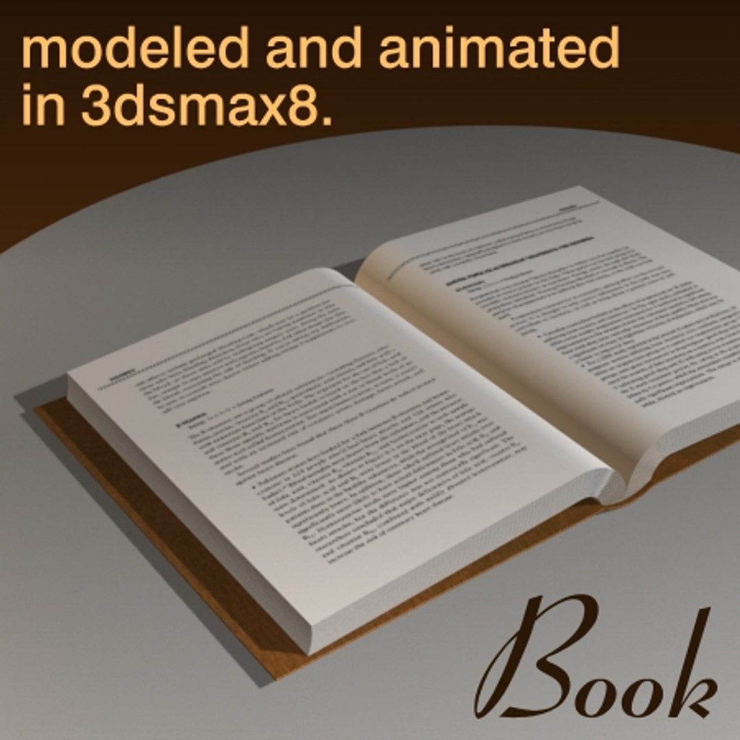 3d Max Book Position Pages