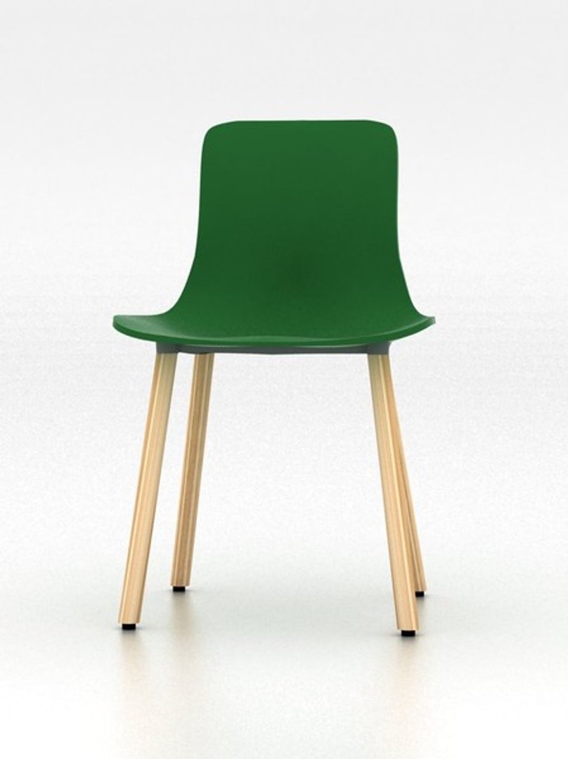 Hal Wood Chair 3d Model