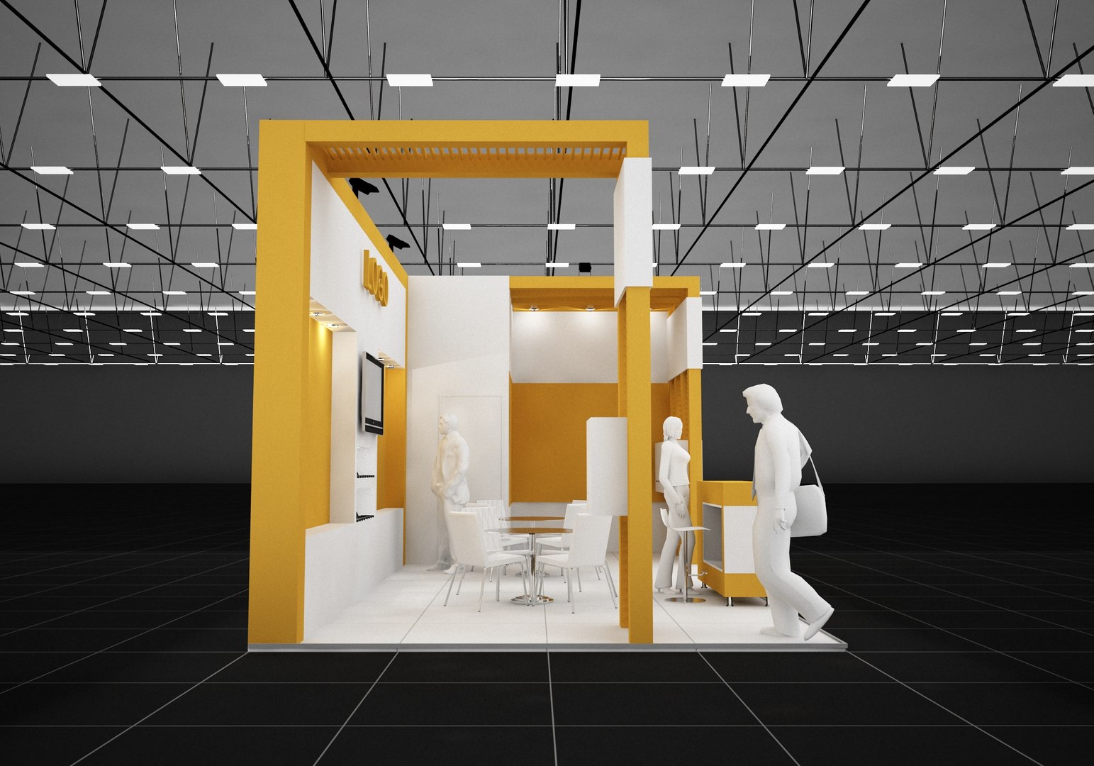 Exhibition Stand Model - TurboSquid 2071088