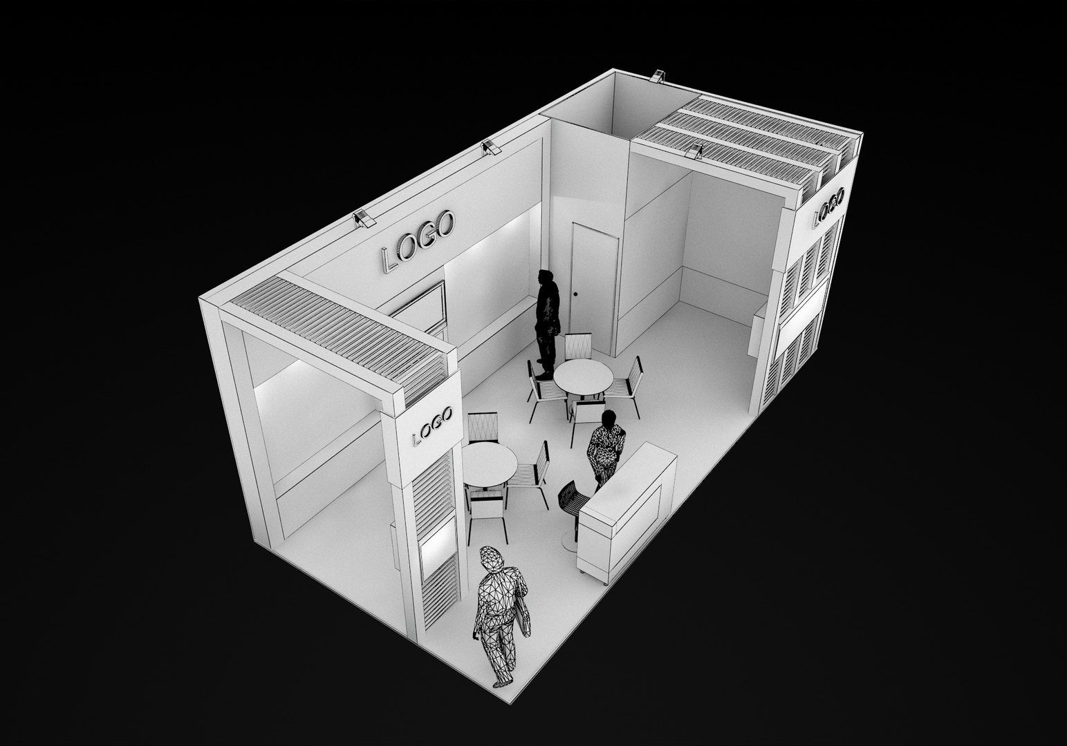 Exhibition Stand Model - TurboSquid 2071088
