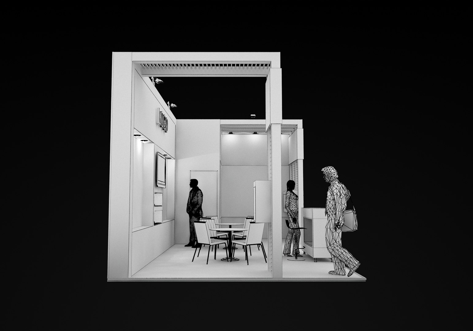 Exhibition Stand Model - TurboSquid 2071088