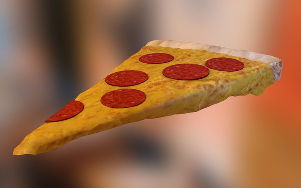 3D Low Detail Pizza Slice - TurboSquid 1769993