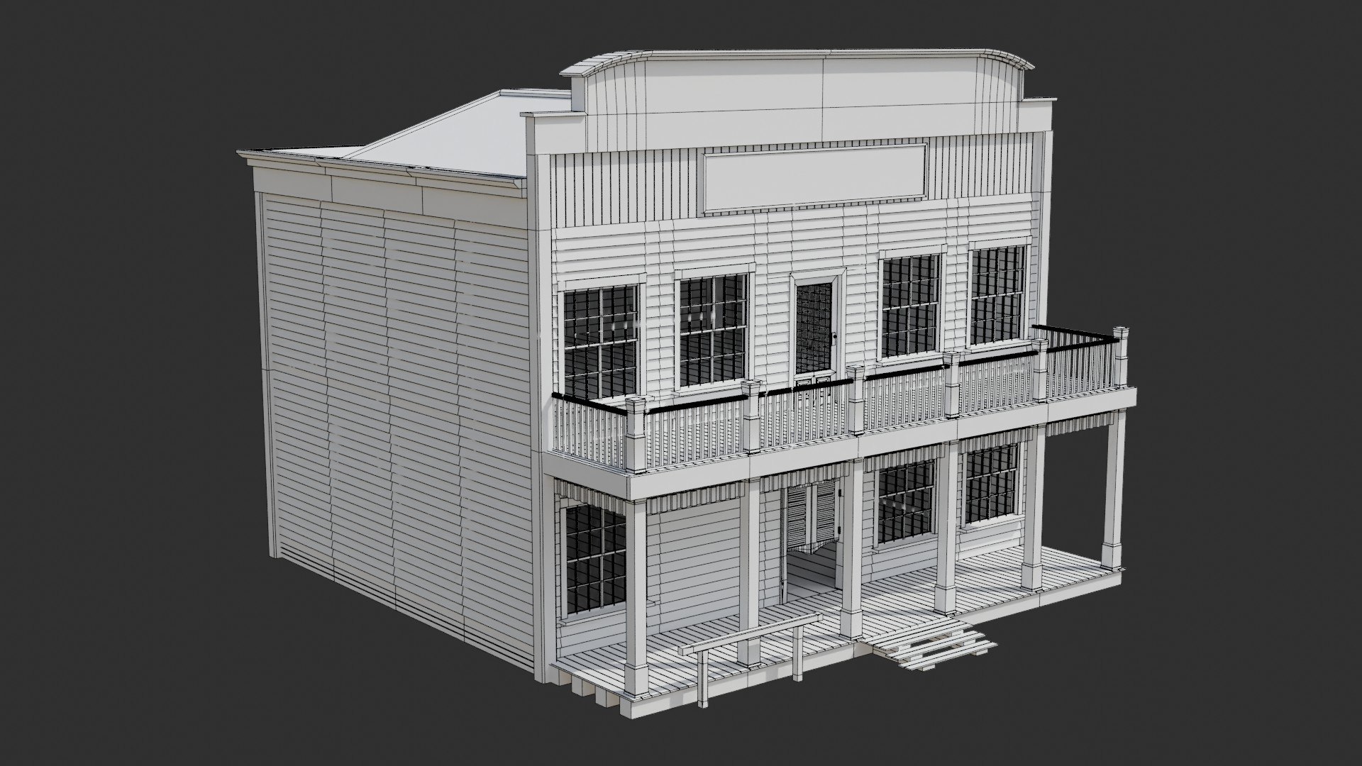 Western House Wst04 Model - TurboSquid 2059095