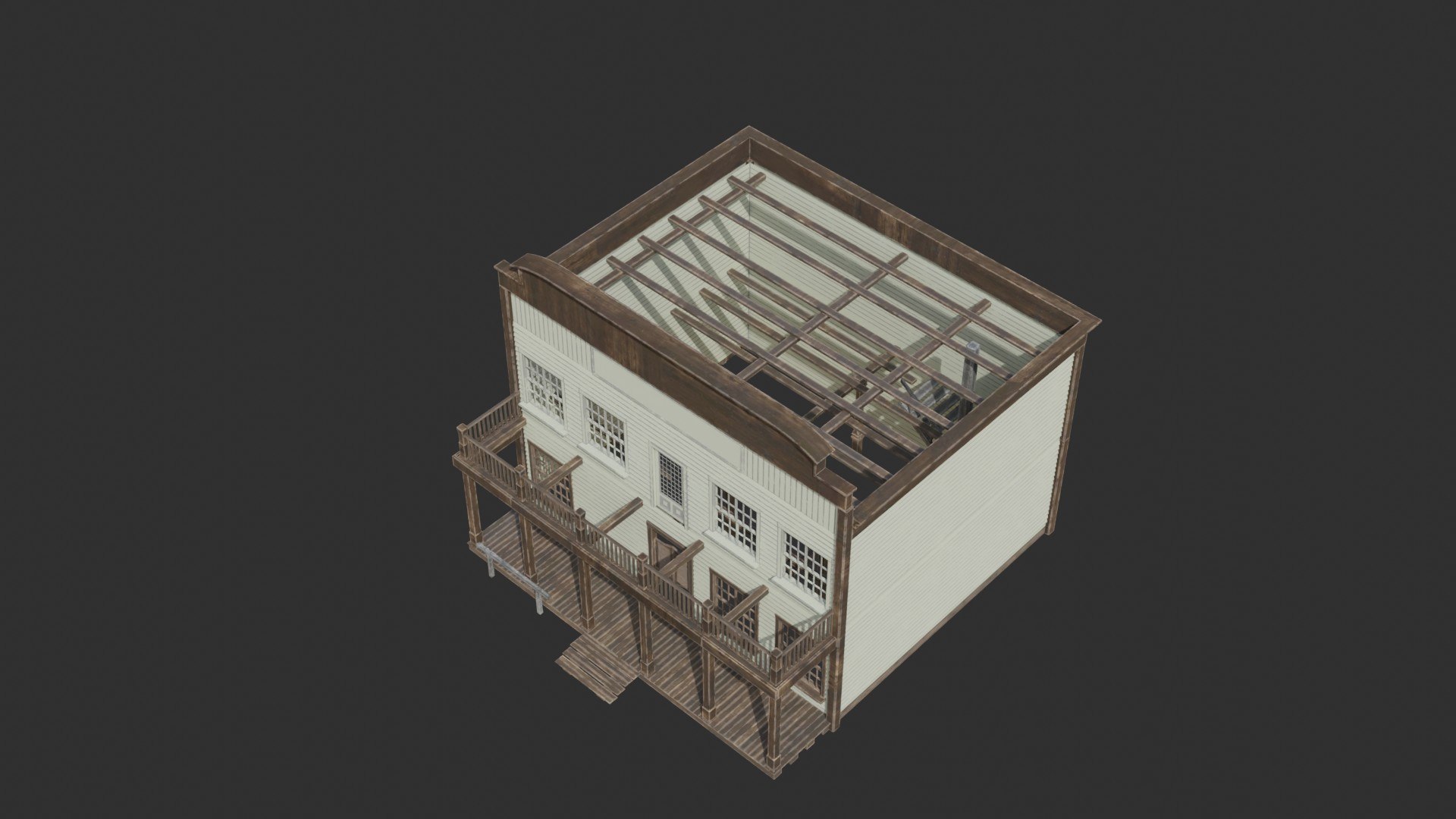 Western House Wst04 Model - TurboSquid 2059095