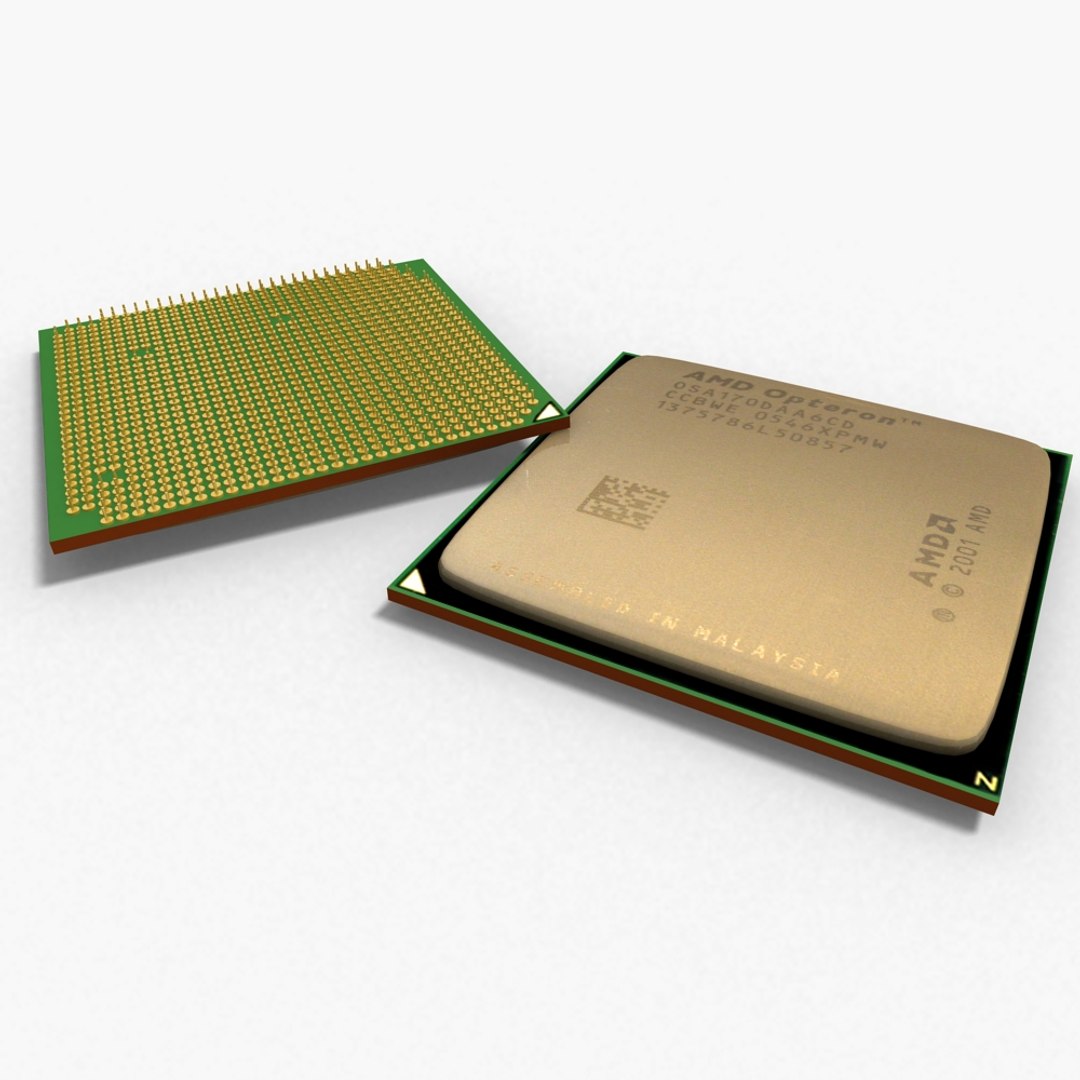 3d Cpu Amd Opteron Component Model